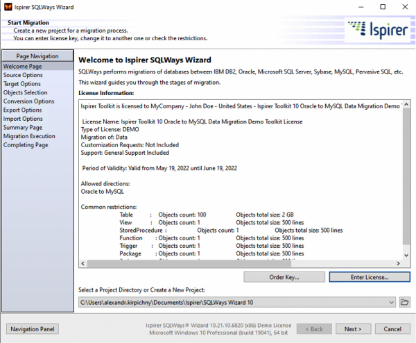 Database Migration Guide - Ispirer Knowledge Base